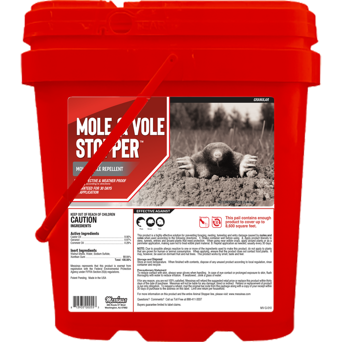Mole & Vole Stopper Granular | Natural Tunneling Animal Repellent