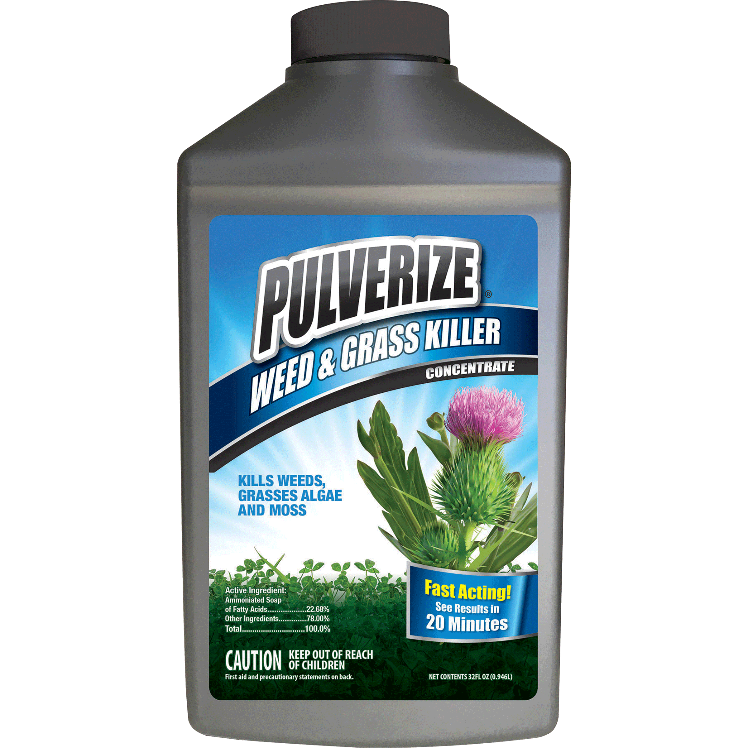 Pulverize Weed & Grass Killer | Fast, Non-Staining Formula